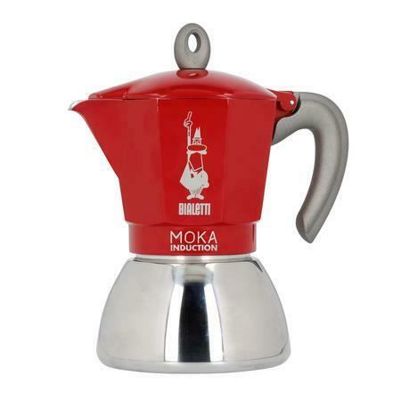 BIALETTI NEW INDUCTION RED 6 ŠALICE